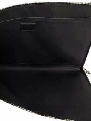 LOUIS VUITTON Damier Graphite Pochette Jour Gm Clutch Bag