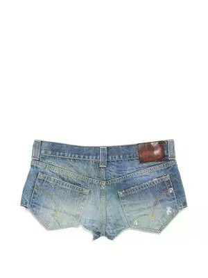 DONDUP 2000s Crystal-embellished Denim Shorts