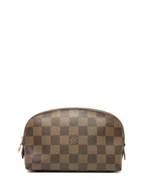 LOUIS VUITTON 2005 Damier Ebene Cosmetic Pm Pouch