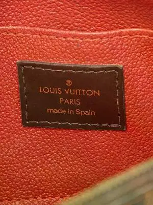 LOUIS VUITTON 2005 Damier Ebene Cosmetic Pm Pouch