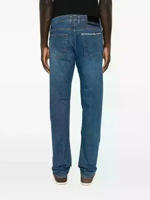 Jacob Cohen Faded Straight-leg Jeans