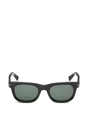 Zegna Square-frame Sunglasses - Black