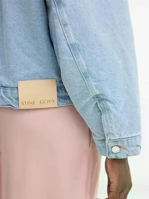 Stine Goya Crochet-trimmed Denim Jacket