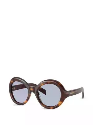 Prada Round-frame Sunglasses - Brown