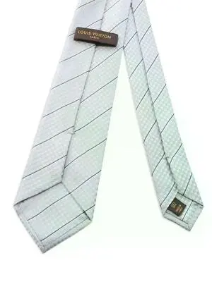 LOUIS VUITTON Micro Damier Silk Tie