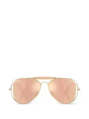 Ray-ban Outdoorsman Pilot Sunglasses - Gold