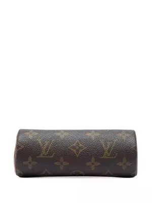 LOUIS VUITTON Monogram Papillon Pochette Handheld Bag - Brown