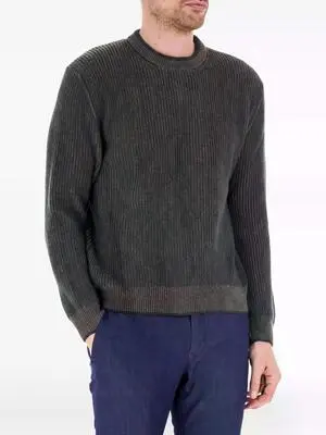 Paul & Shark Ribbed-knit Crew-neck Sweater