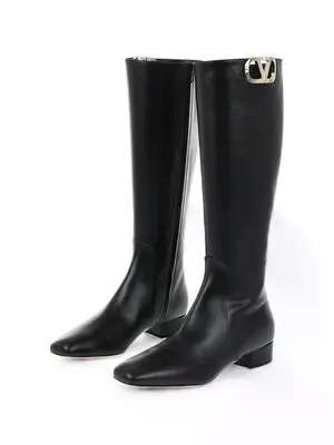 Valentino Garavani Vlogo Signature Knee-high Boots