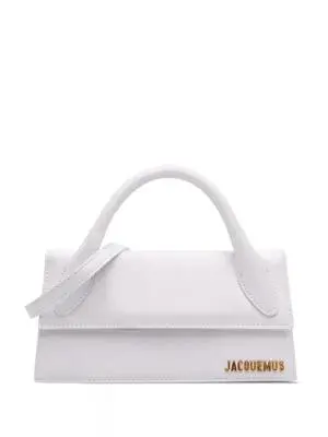 Jacquemus 2000-2026 Smooth Calfskin Le Chiquito Long Satchel - White