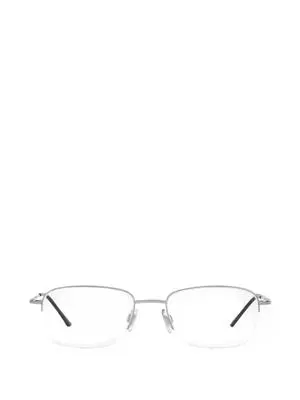 POLO RALPH LAUREN EYEWEAR Rectangle-frame Glasses - Silver