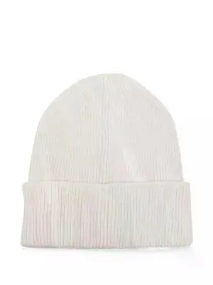 Liu Jo Strass-embellished Logo-patch Beanie Hat - Neutrals
