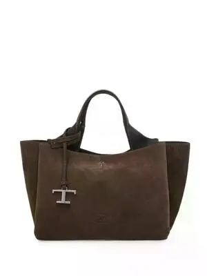 TOD'S Bag In Suede Mini - Brown