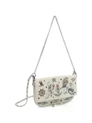 Zadig&Voltaire Mini Clutch With Tattoo Print