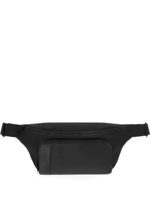 PIQUADRO Paneled Leather Trim Belt Bag