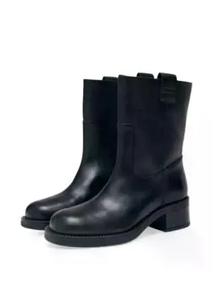 ALOHAS Leather Pull-on Boots