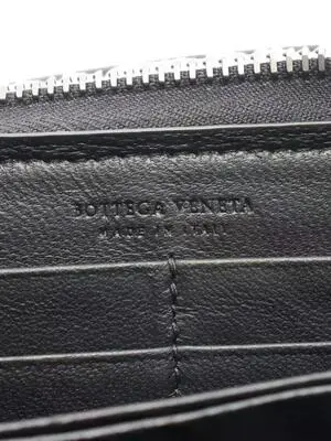 Bottega Veneta 2010s Intrecciato Leather Wallet