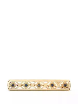 LB EXCLUSIVE Sapphire Bar Brooch - Gold