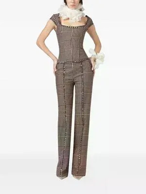 Giuseppe Di Morabito Embellished Houndstooth Trousers