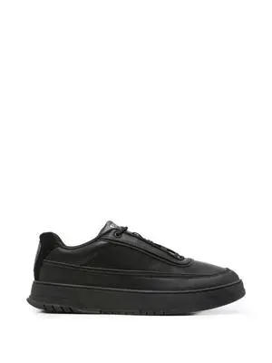 BLAUER. Logo-patch Panelled Sneakers - Black