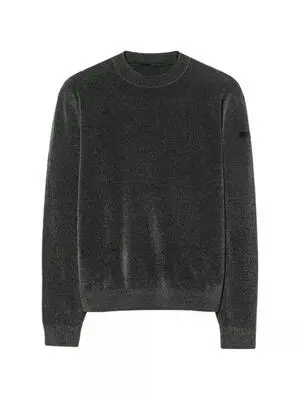 RRD Crew-neck Ribbed-trim Sweater - Green