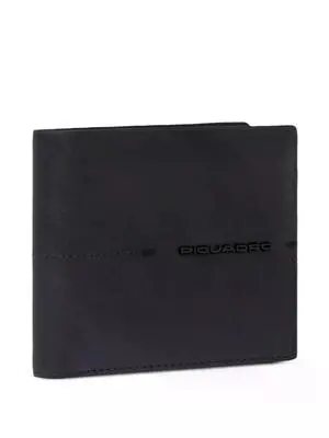 PIQUADRO Logo-plaque Leather Wallet
