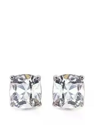 WITH LOVE Lab-grown Diamond Stud Earrings In 14k White Gold
