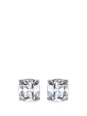 WITH LOVE WITH LOVE Lab-Grown Diamond Stud Earrings In 14K White Gold