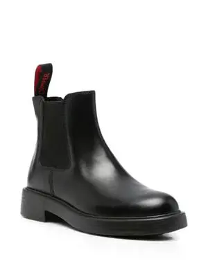 Camper Dean Elasticated-panel Pull-tab Chelsea Boots - Black