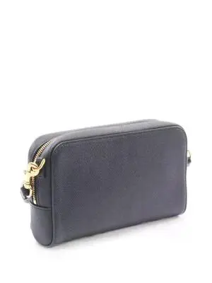 Dior 2010s Caro Double Pouch Shoulder Bag - Black
