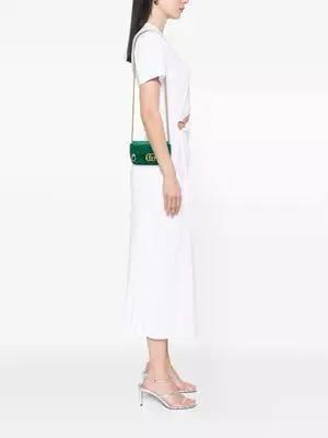 Gucci Matelasse Calfskin Flap Crossbody Bag - Green