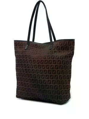 Fendi 2000-2010 Zucchino Canvas Tote Bag