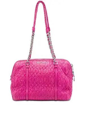 Miu Miu 2010 Matelasse Lambskin Shoulder Bag