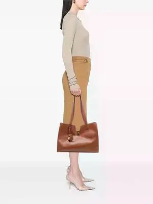 Celine 2023 Smooth Calfskin Cabas 16 Tote Bag