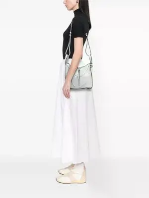 Loewe 2016 Small Grained Calfskin Hammock Bag Satchel - White