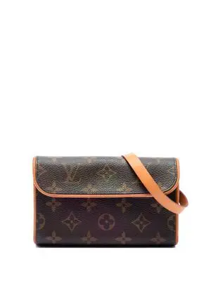 LOUIS VUITTON Monogram Canvas Pochette Florentine Belt Bag - Brown