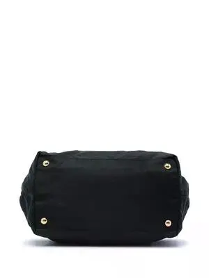 Prada Tessuto Bow Tote Bag - Black
