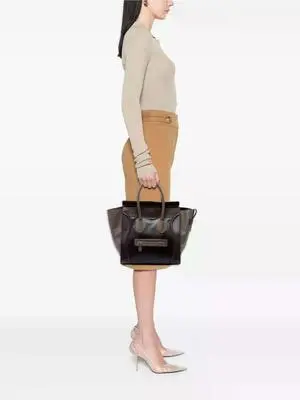 Celine Calfskin Luggage Tote Bag