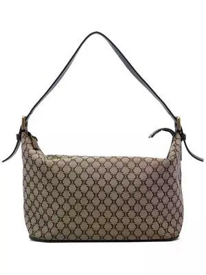 Celine Macadam Canvas Triomphe Handbag - Neutrals