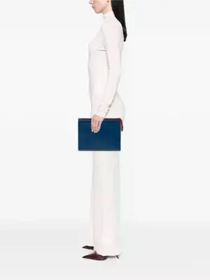 LOUIS VUITTON Epi Pochette Voyage Mm Clutch Bag - Blue