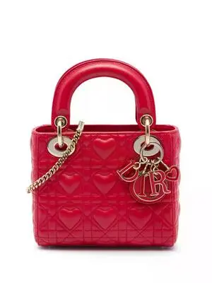 Dior Lady Satchel - Red