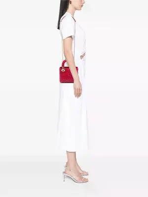 Dior Lady Satchel - Red
