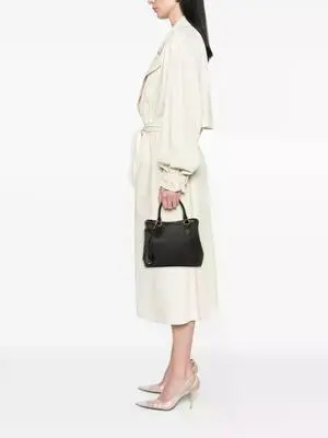Prada 2013-2026 Canvas Canapa Logo Satchel - Black