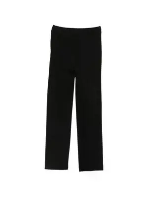 Dolce & Gabbana Mid-rise Straight Leg Trousers - Black