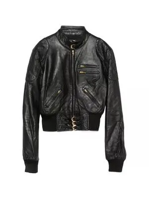 Dolce & Gabbana Leather Quilted Jacket