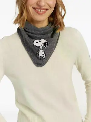 Chinti & Parker Snoopy Triangle Scarf