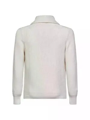 Brunello Cucinelli Ribbed-knit Shawl-collar Cardigan