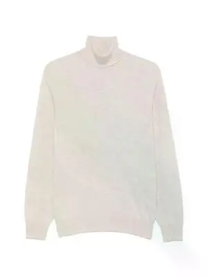 Brunello Cucinelli Cashmere Roll Neck Sweater - Neutrals
