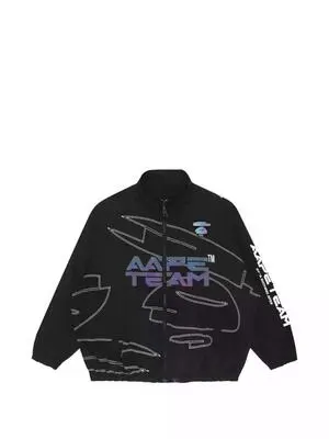 AAPE BY *A BATHING APE Moonface Gradient-print Zip-up Jacket