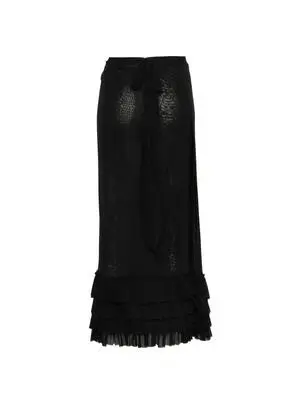 JEAN PAUL GAULTIER Ruffled Midi Skirt